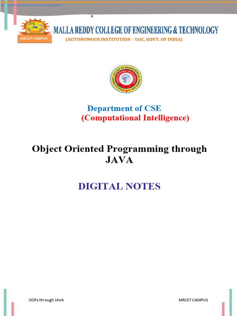 Object Oriented Programming Through Java | Download Free PDF | Method ... Object Oriented Programming Through Java | Download Free PDF | Method ...