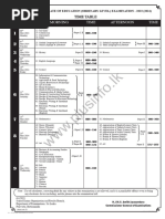 OL Time Table Sinhala 2025 2026 - 1767340610311 | PDF