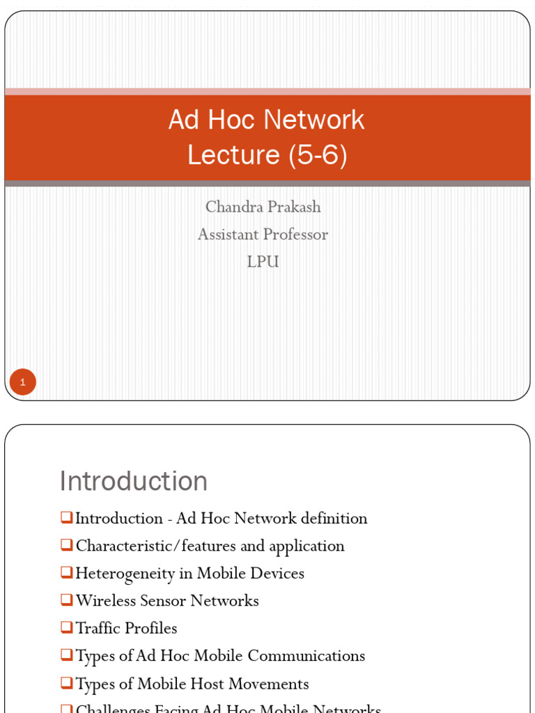 Manet Good Info In Slides Pdf Wireless Ad Hoc Network Computer Network