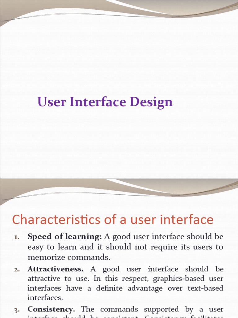 7.user Interface Design | PDF | Graphical User Interfaces | Icon (Computing)