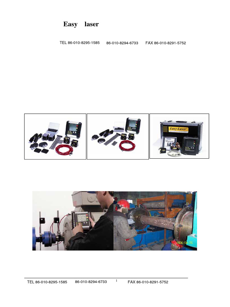 Technical Data Sheet - Easy-Laser D505 D480 D450 D550 | PDF
