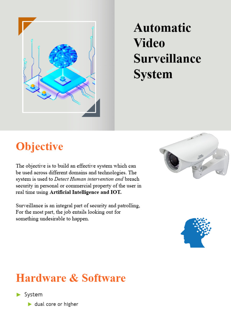 Automatic Video Surveillance System | PDF | Visual Perception ...