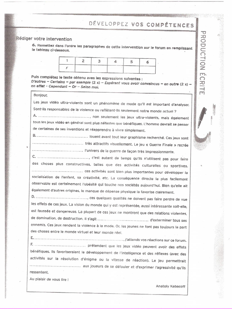 Exercices Sur Les Articulateurs | PDF