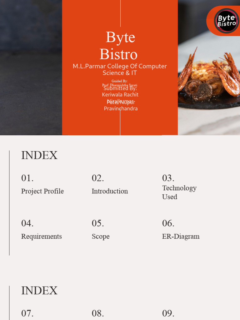 Byte Bistro Project | PDF | Android (Operating System) | My Sql Byte Bistro Project | PDF | Android (Operating System) | My Sql
