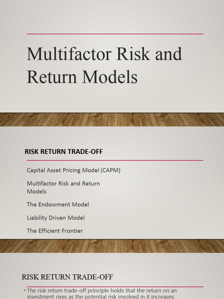 Chapter 5 - Multifactor Value at Risk | PDF | Capital Asset Pricing ...