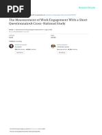 UWES Work Engagement Assessment | PDF | Likert Scale | Questionnaire