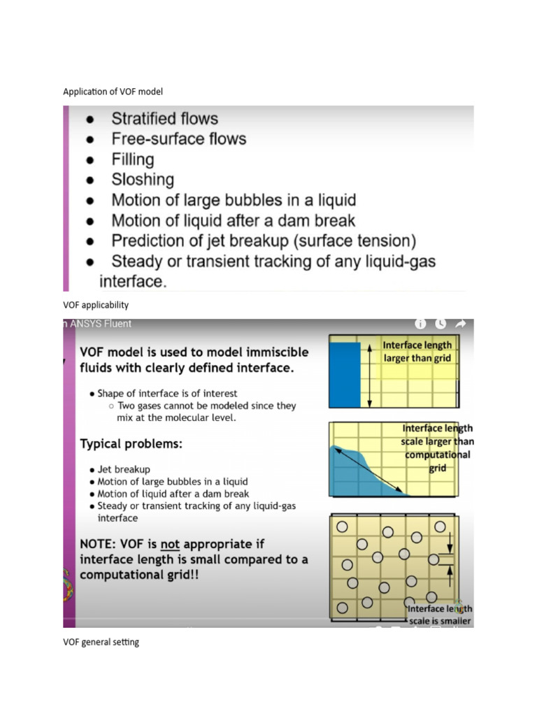 Application of VOF Model | PDF | Science & Mathematics | Computers