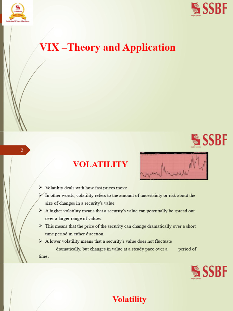 Chapter 9 - VIX Theory - Application | Download Free PDF | Vix | Volatility (Finance)