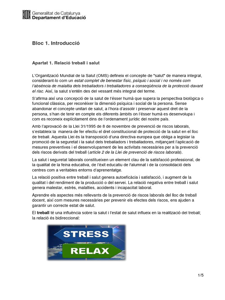 Bloc 1. Introducció | PDF