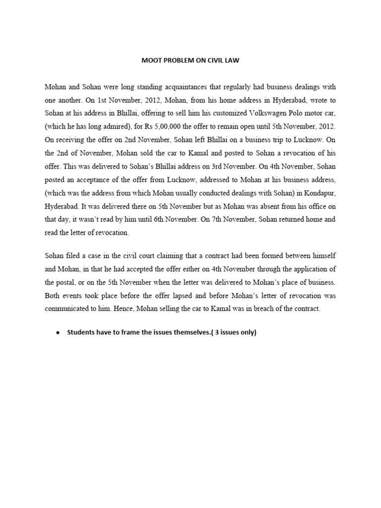 Moot Court No. 3 | PDF