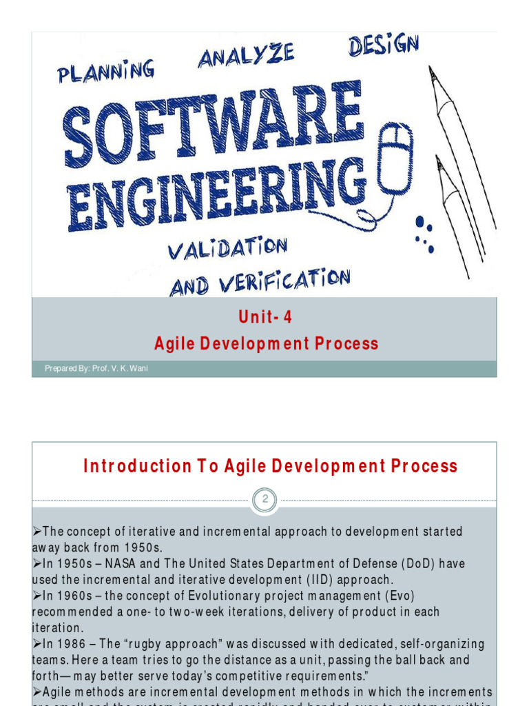 Unit 1(Agile) | PDF | Scrum (Software Development) | Agile Software Development