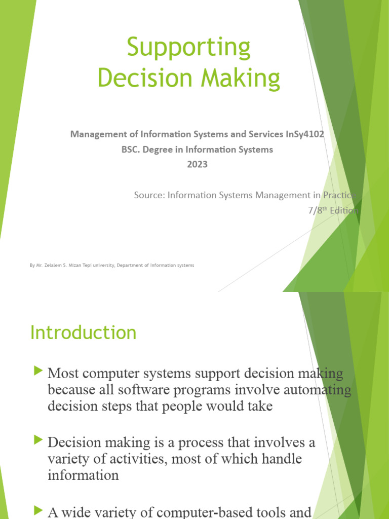 Chapter 5 MIS | PDF | Decision Support System | Computing