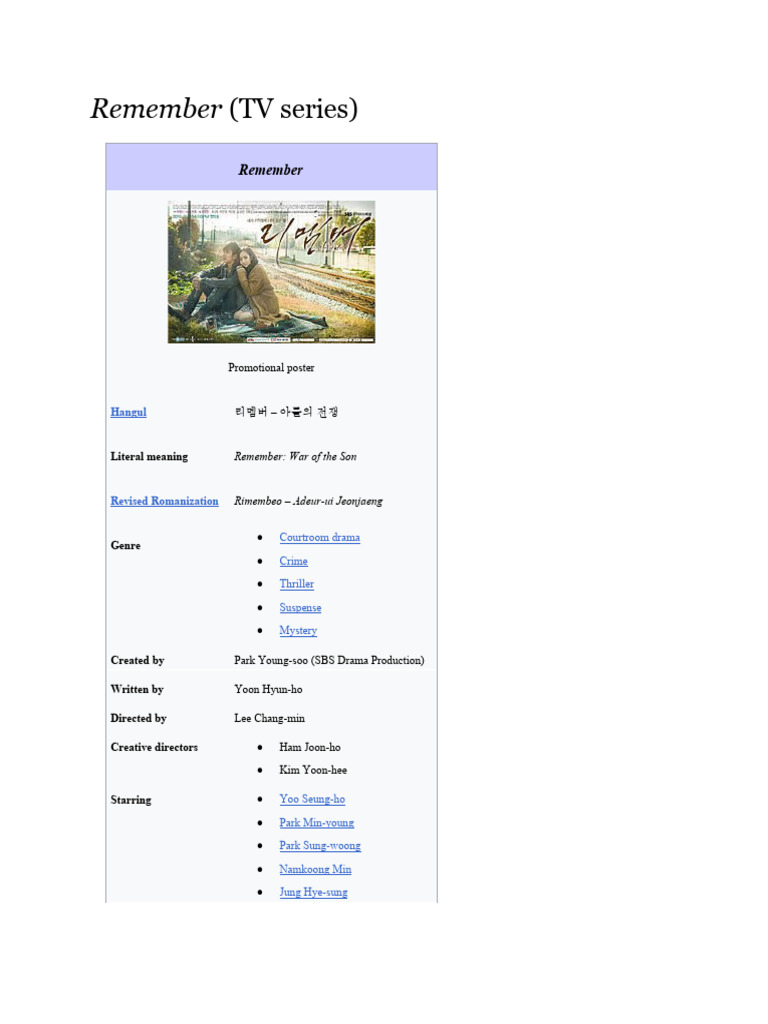 Remember | PDF | Criminal Law | Criminal Justice