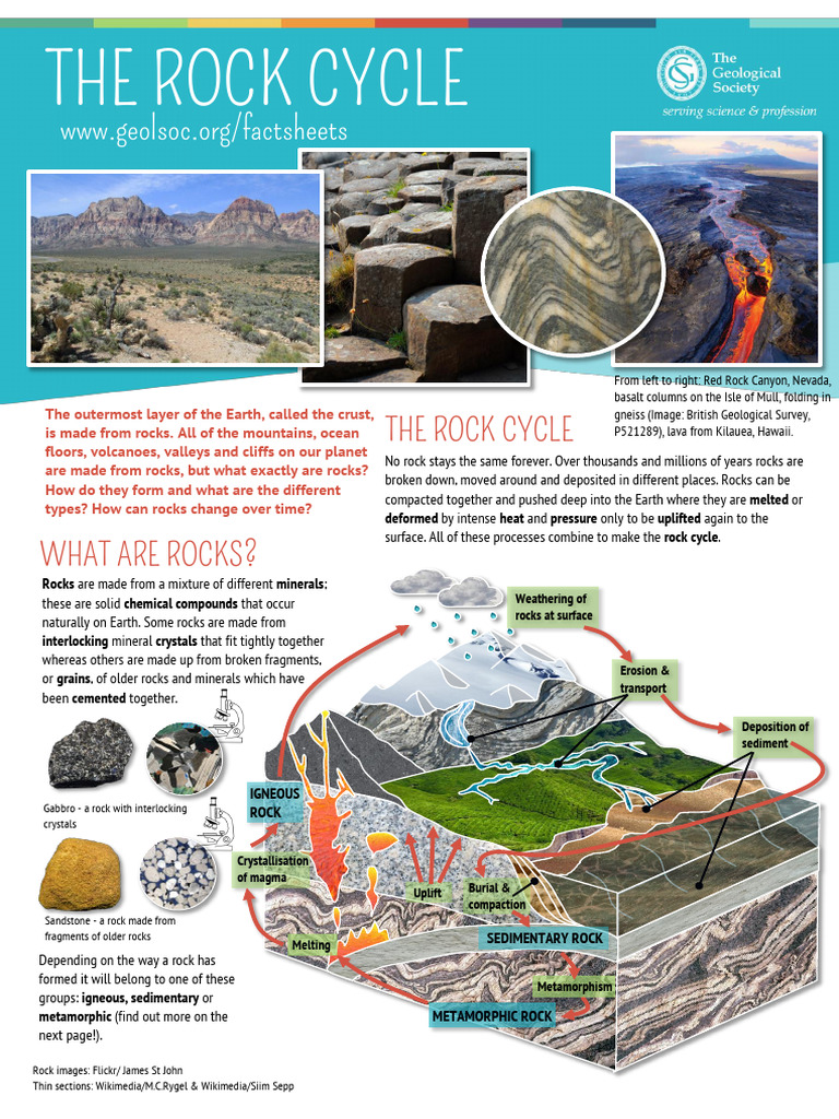 Rock Cycle | PDF | Rock (Geology) | Sedimentary Rock