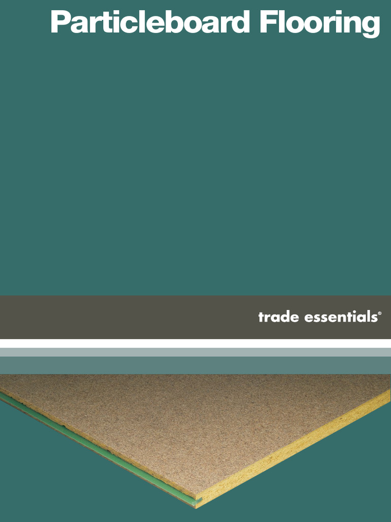 Particleboard Flooring Brochure | PDF | Flooring | Materials