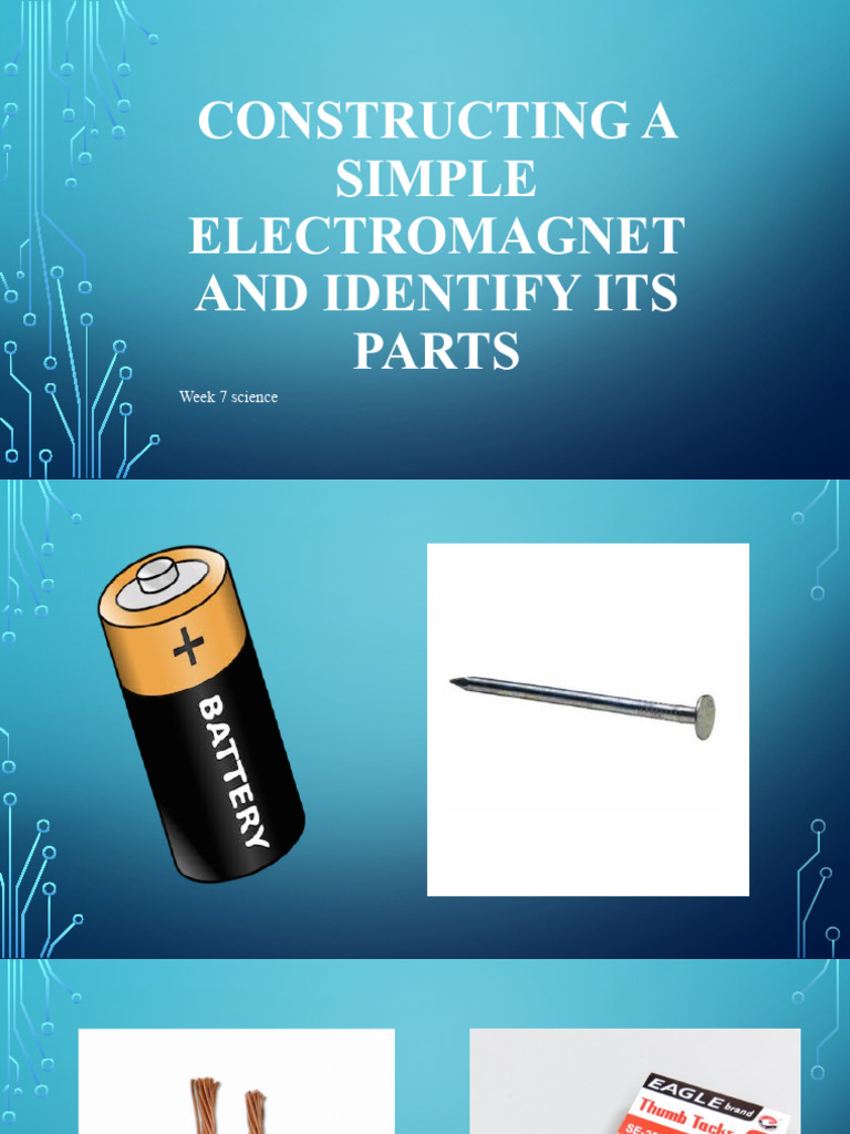 Build a Simple Electromagnet Guide | PDF | Insulator (Electricity) | Wire