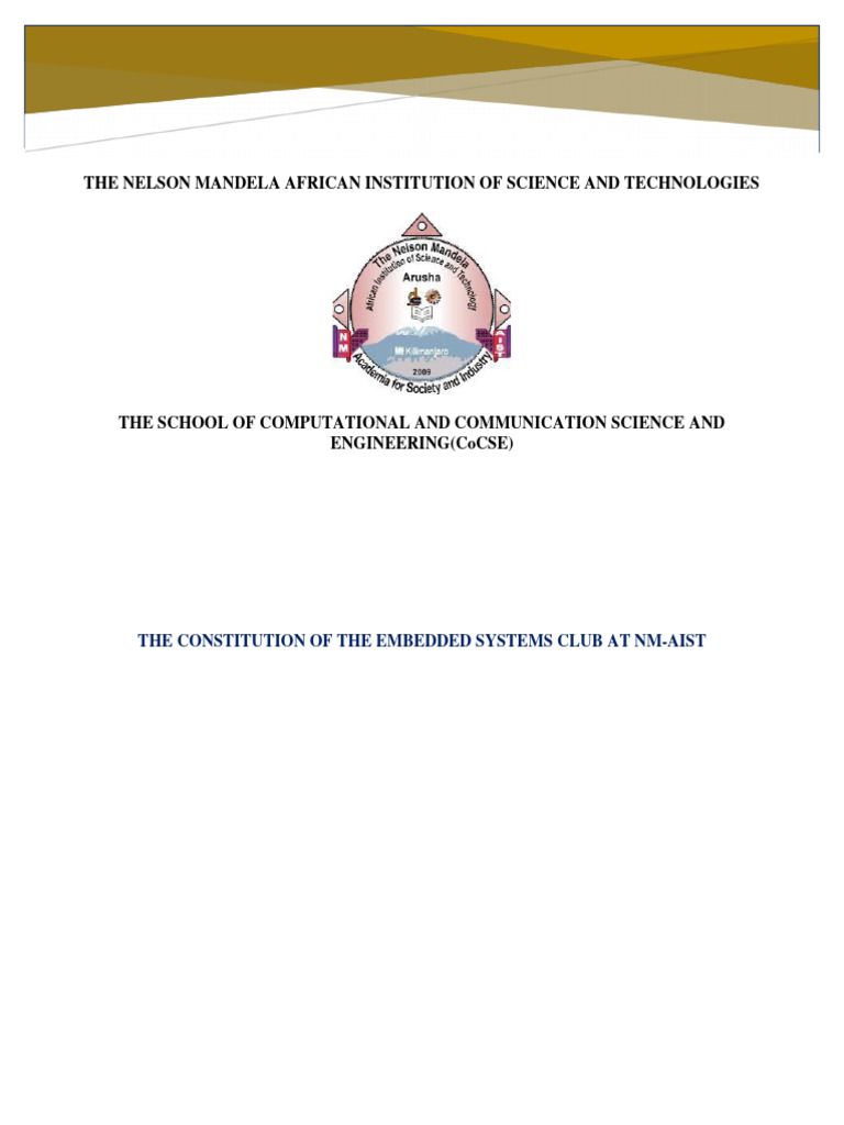 ANNEX VI - ESC Constitution | PDF | Elections | Knowledge