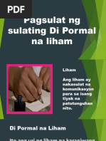Liham Pangkaibigan - SDLP | PDF