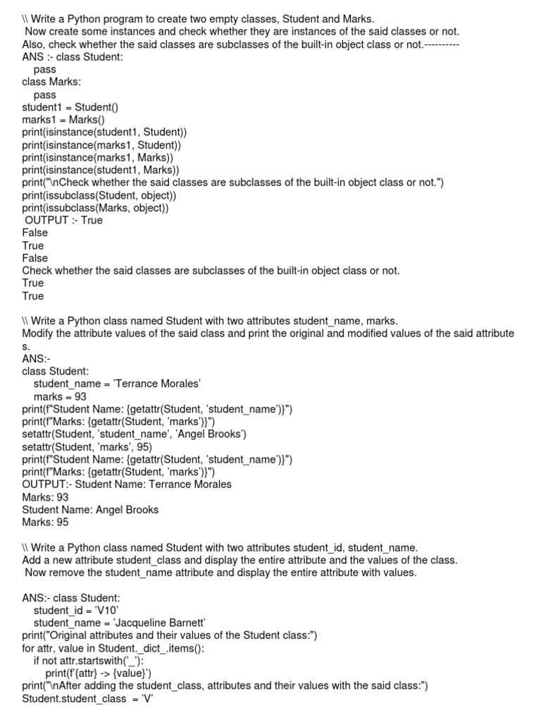 Python Program Exam | PDF | Area | Length