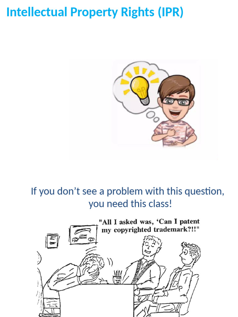 IPR-PPT | PDF | Intellectual Property | Trademark