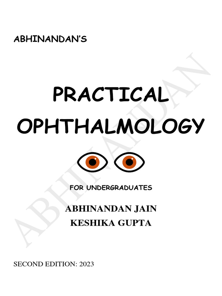 Practical Ophthal | PDF | Human Eye | Cornea