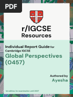 IGCSE Global Perspectives Team Project Guide | PDF | Learning