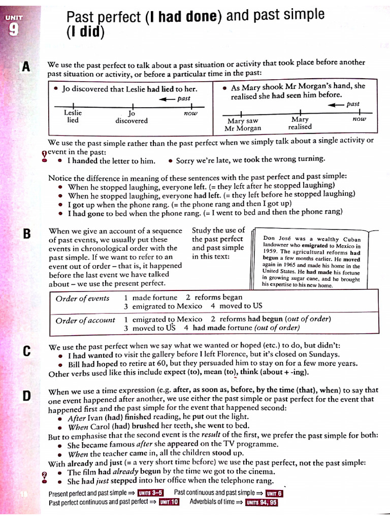 Past Perfect Simple and Continuous | PDF