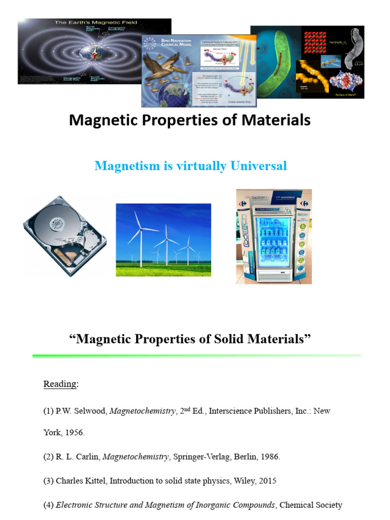 Magnetic Properties and Measurements | PDF | Ferromagnetism | Magnetism