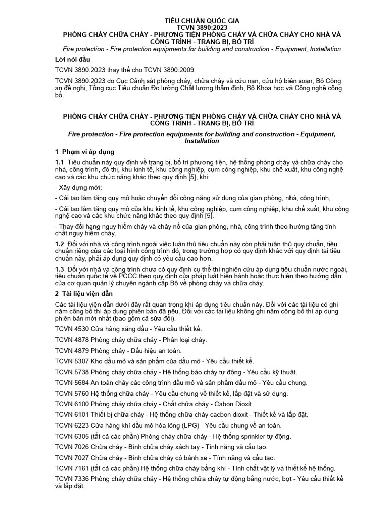 TCVN 3890-2023-phuong-tien-PCCC | PDF