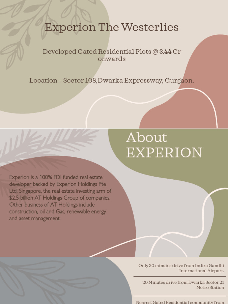 Experion The Westerlies | PDF | Economies