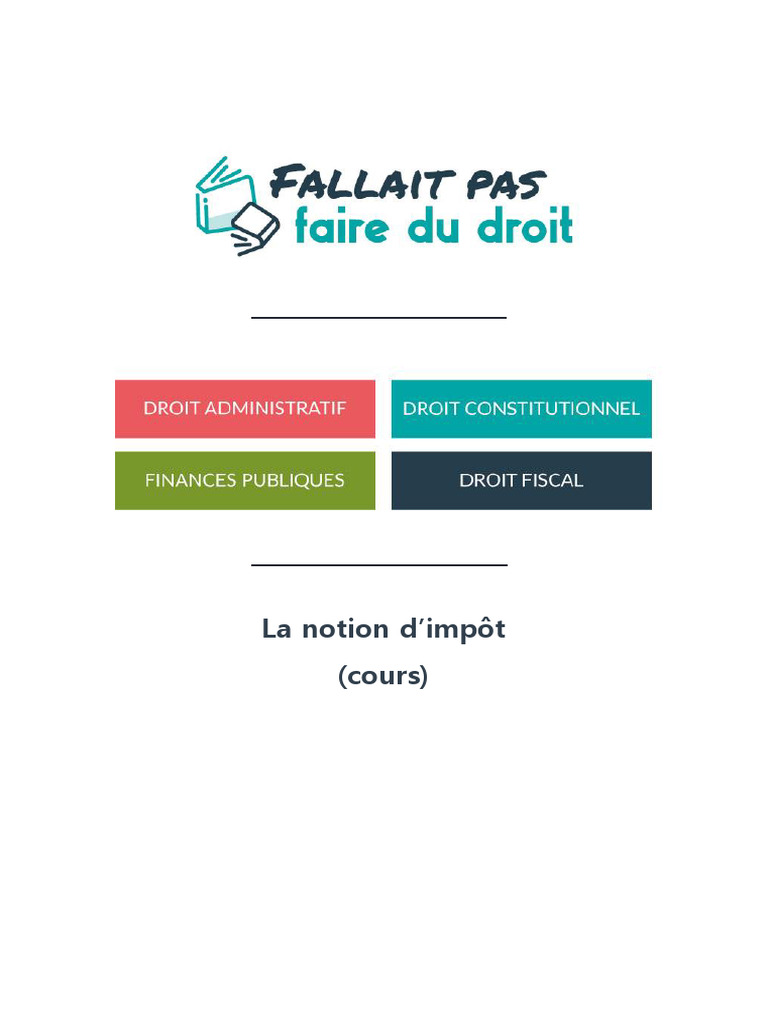 Définition et classification de l'impôt | PDF | Impôts | Impôt progressif