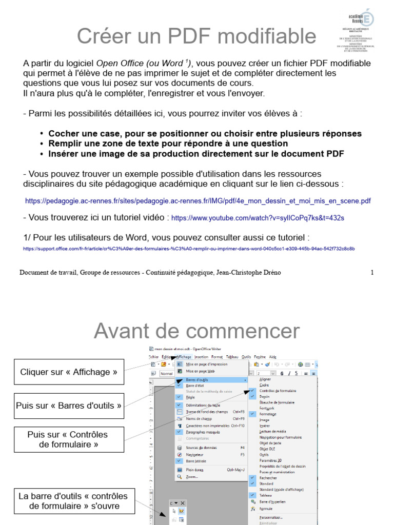 PDF Modifiable | PDF | Microsoft Word | Fichier informatique