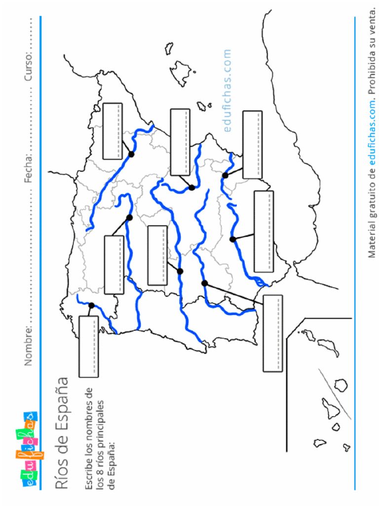 Mapa de los ríos principales | PDF
