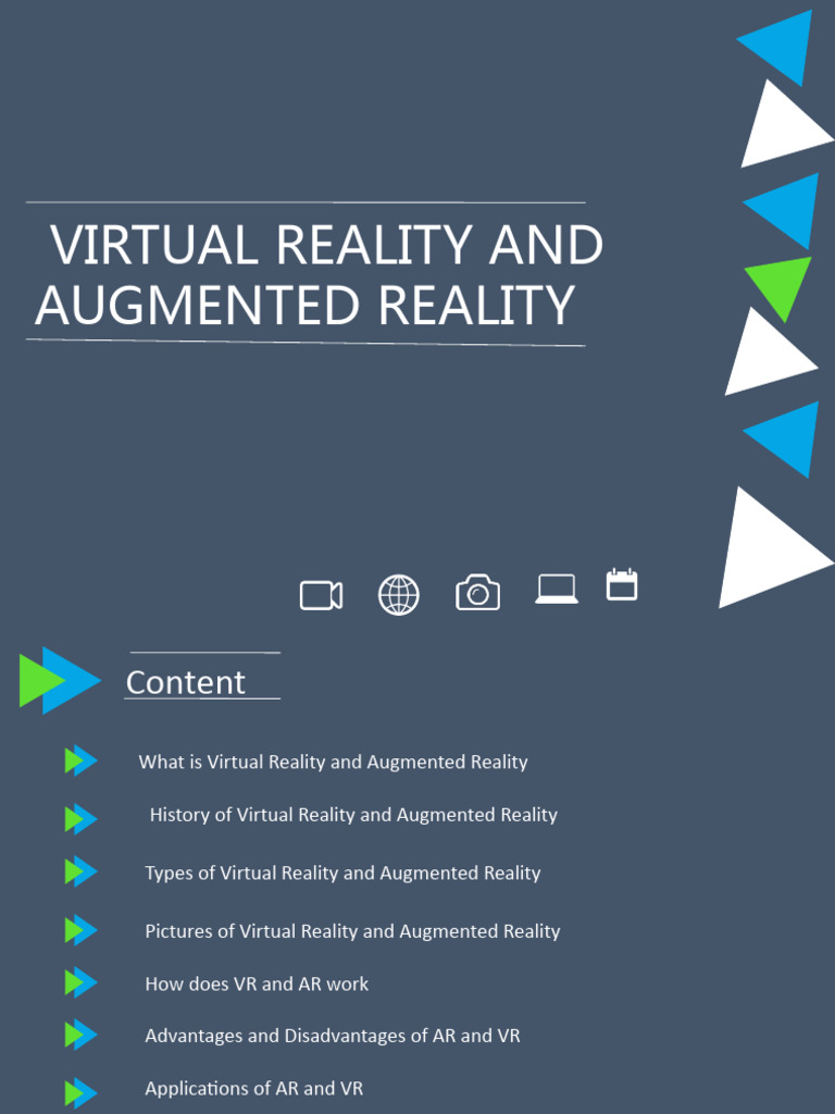 AR and VR: Pros and Cons Overview | PDF | Augmented Reality | Virtual ...