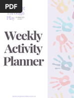Infants Year Long Lesson Plans | PDF | Perception | Leisure