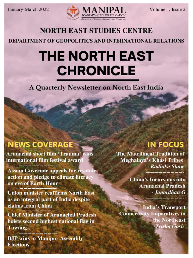 The North East Chronicle (Volume 1, Issue 2) | PDF | Travel
