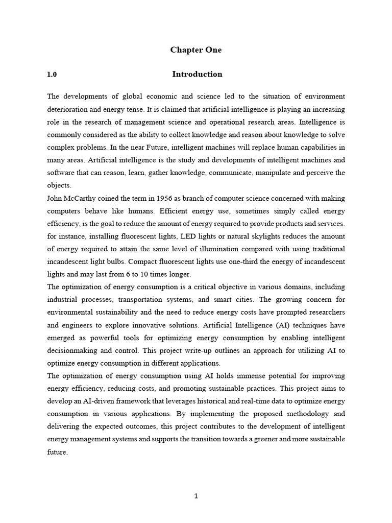 Energy Optimization Prediction Write Up | PDF | Energy Conservation | Artificial Intelligence