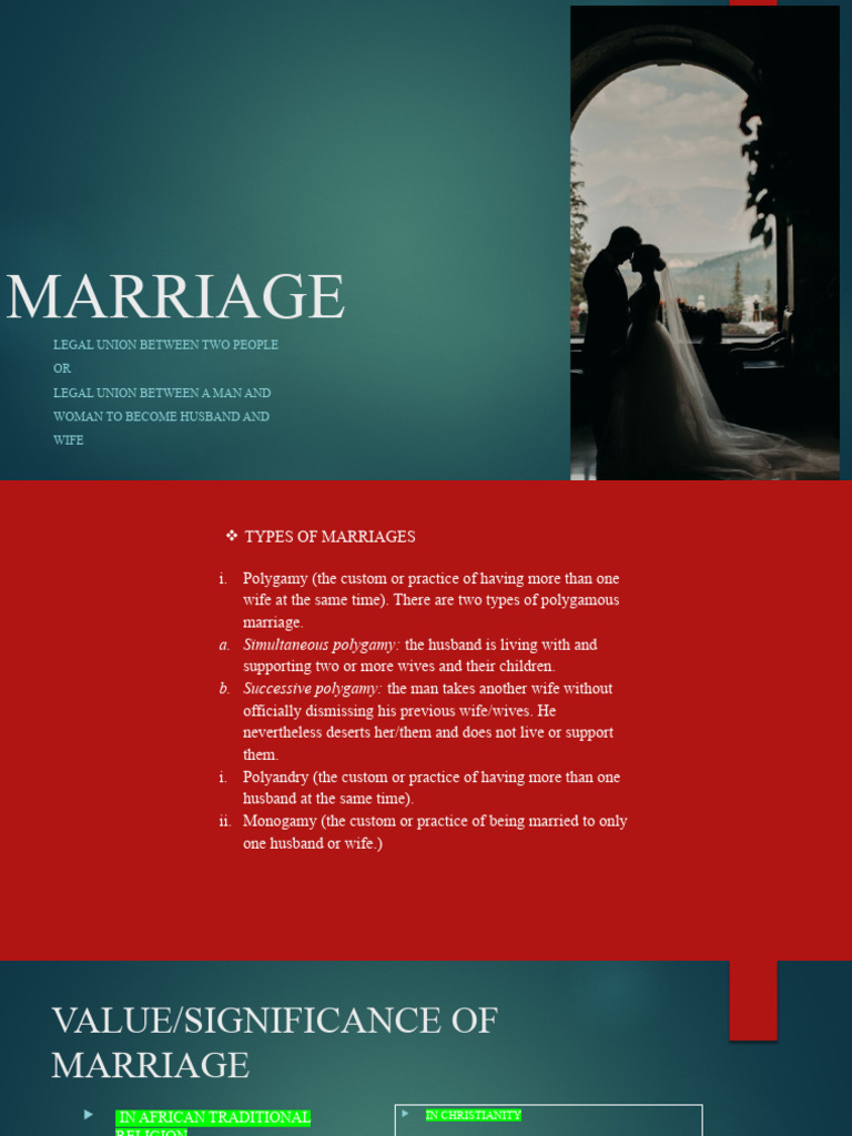 MARRIAGE | PDF | Marriage | Polygamy