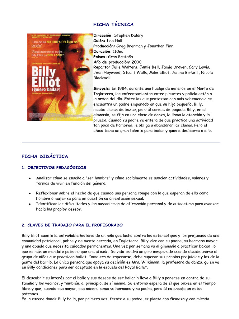 bILLY ELLIOT | PDF