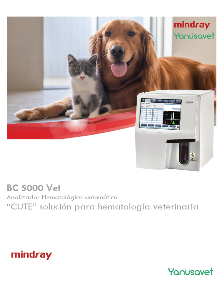 Folleto BC 5000 Vet-1 | PDF | Especialidades Medicas | Sangre