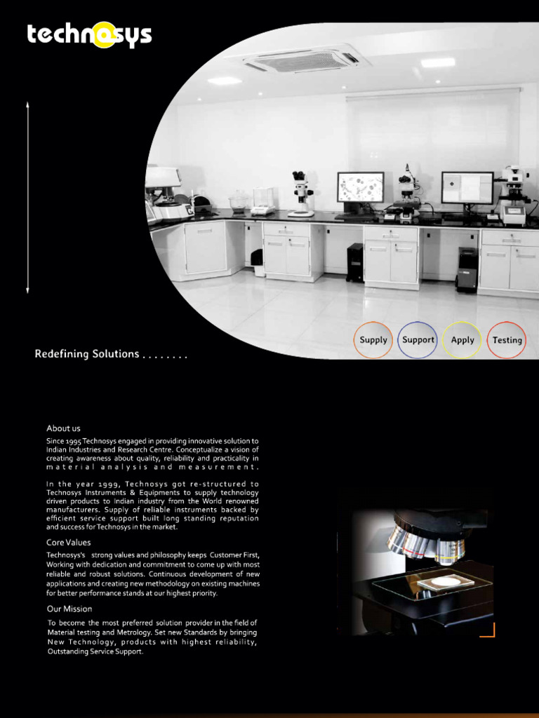 Technosys Instruments and Equipments Catalog | PDF