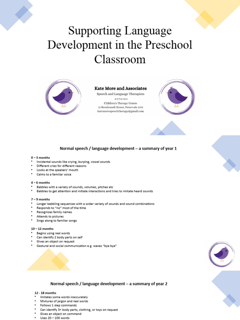 School Talks | PDF | Language Development | Speech