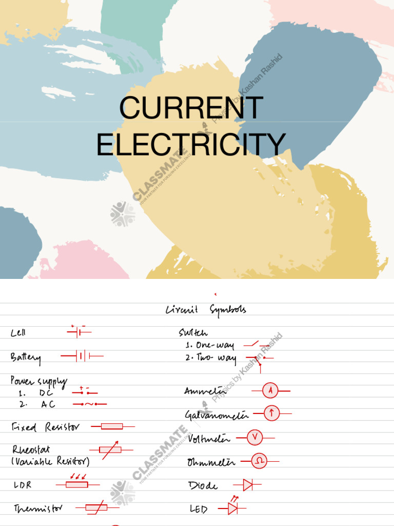 Copy-of-SYN-Current-Electricity- | PDF | Electrical Components | Quantity