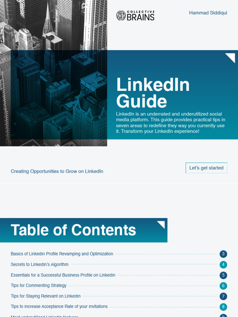 LinkedIn Guide 1633023066 | Download Free PDF | Linked In | Hashtag