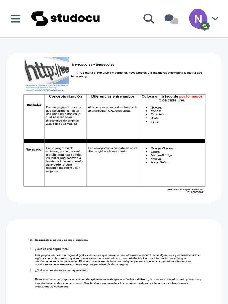 Unidad 4. Actividad 2. Navegadores y Buscadores - Jose Manuel Reyes ...