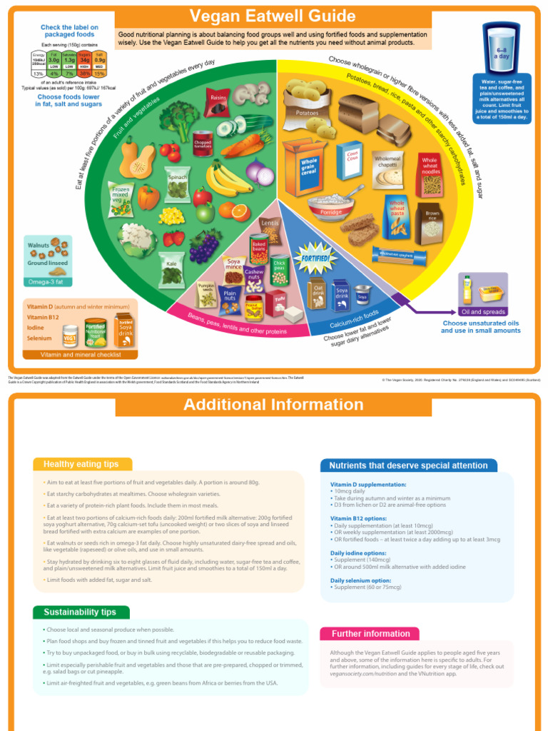 The Vegan Eatwell Guide - 2 | PDF | Nutrition | Diet & Nutrition