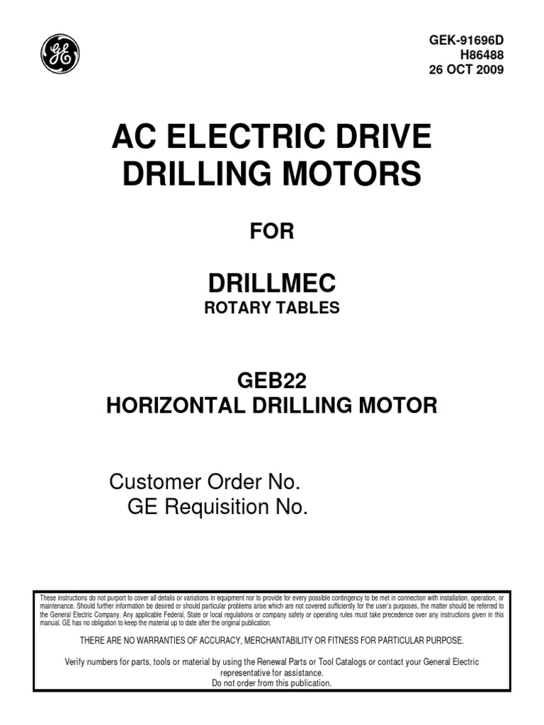 GEB22A Electric Motor | PDF | Belt (Mechanical) | Electric Motor