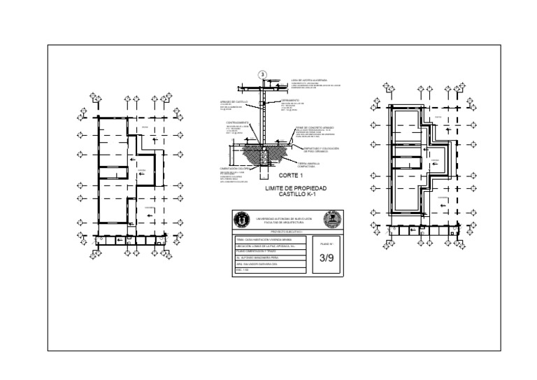 Plano de Cimentacion | Descargar gratis PDF | edificio | Ingeniería estructural