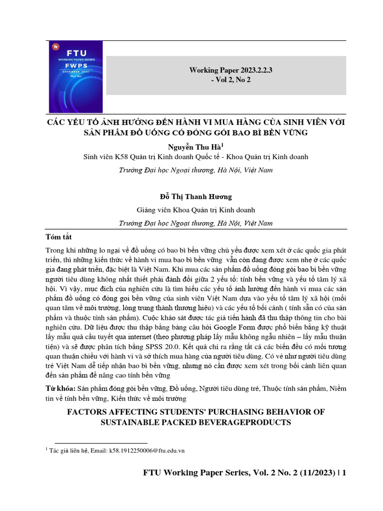 FWPS Vol 2 No 2 Paper 3 | PDF