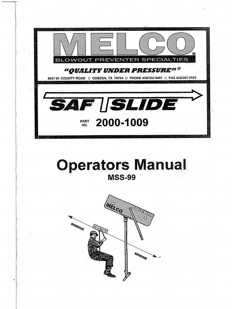 MELCO Saf-T | PDF